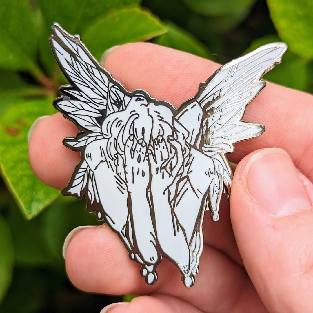 Fallen Angel Enamel Pin! 2in - Etsy