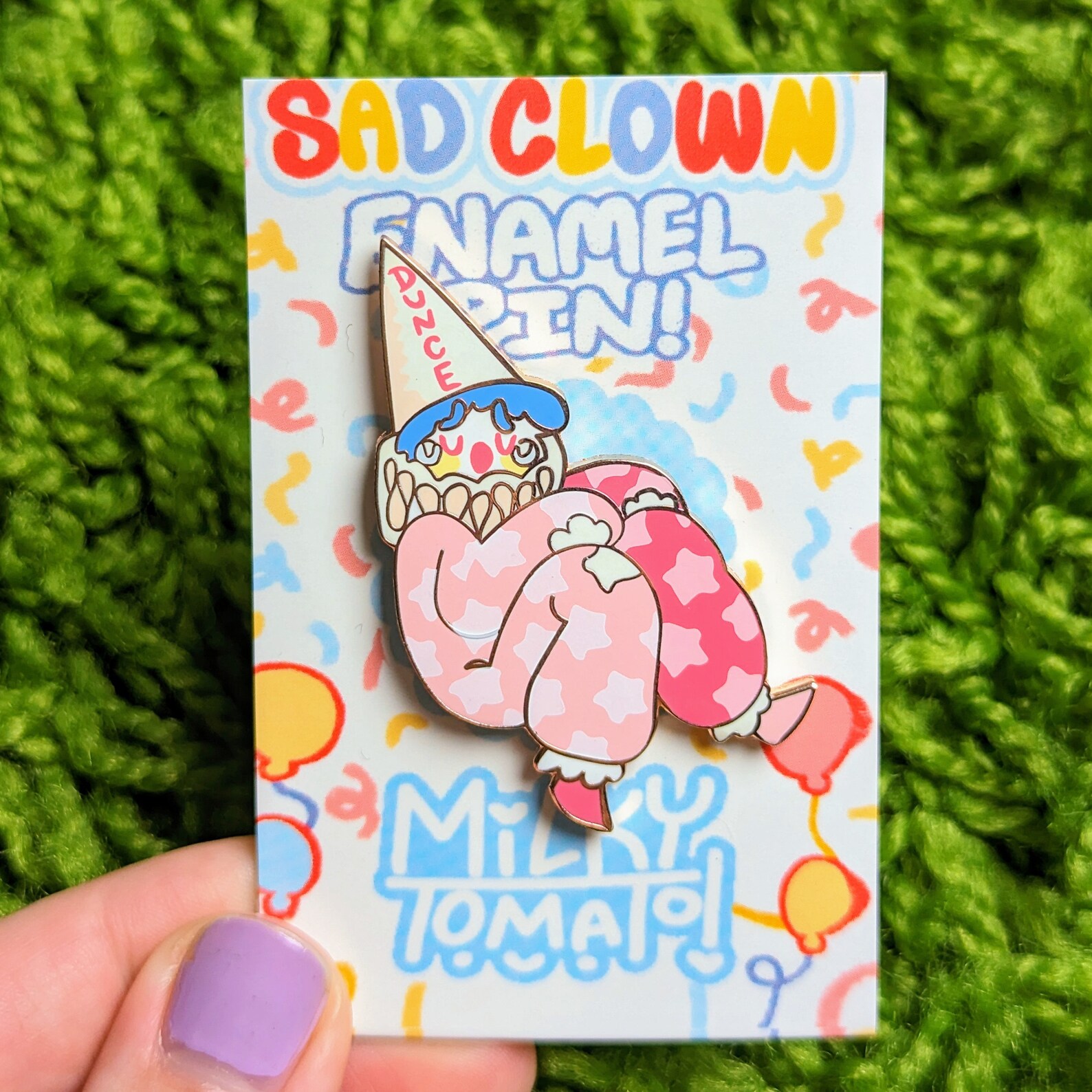 Sad Clowns Enamel Pins! 2 Inch - Etsy