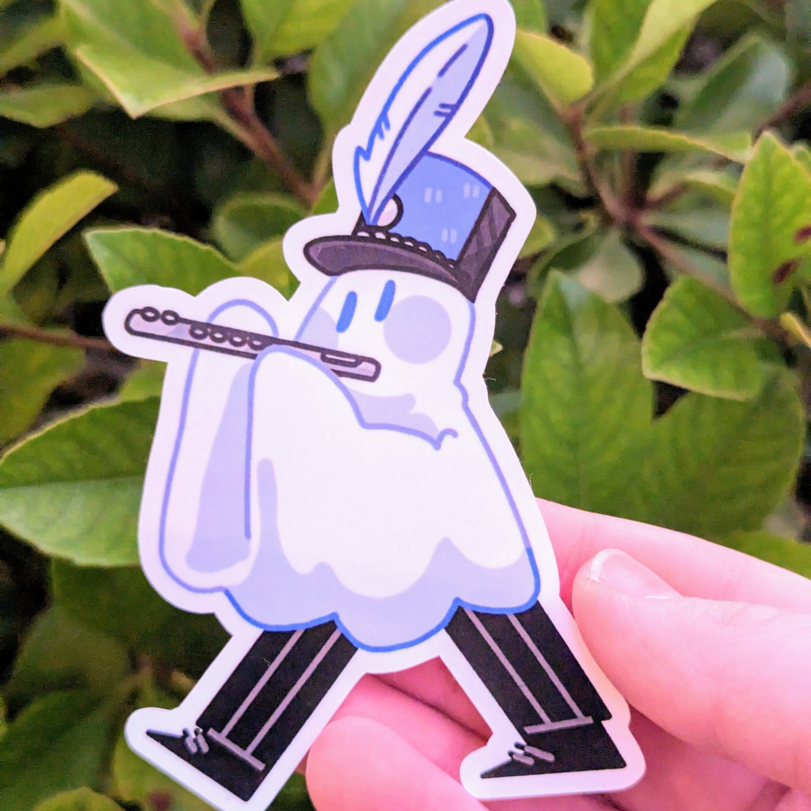 Ghost Marching Band Waterproof Stickers - Etsy