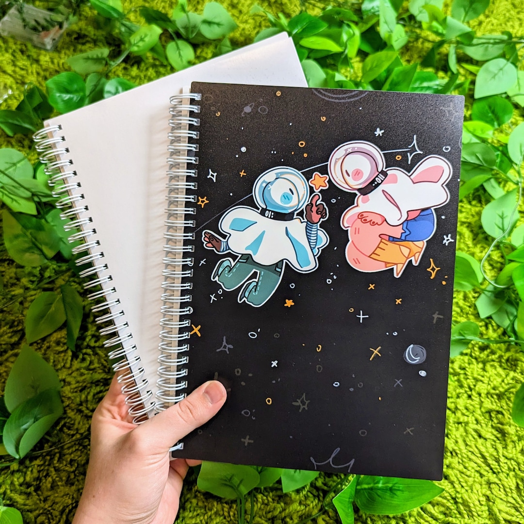 Space Ghosts Duo Large Reusable Sticker Book! - Etsy