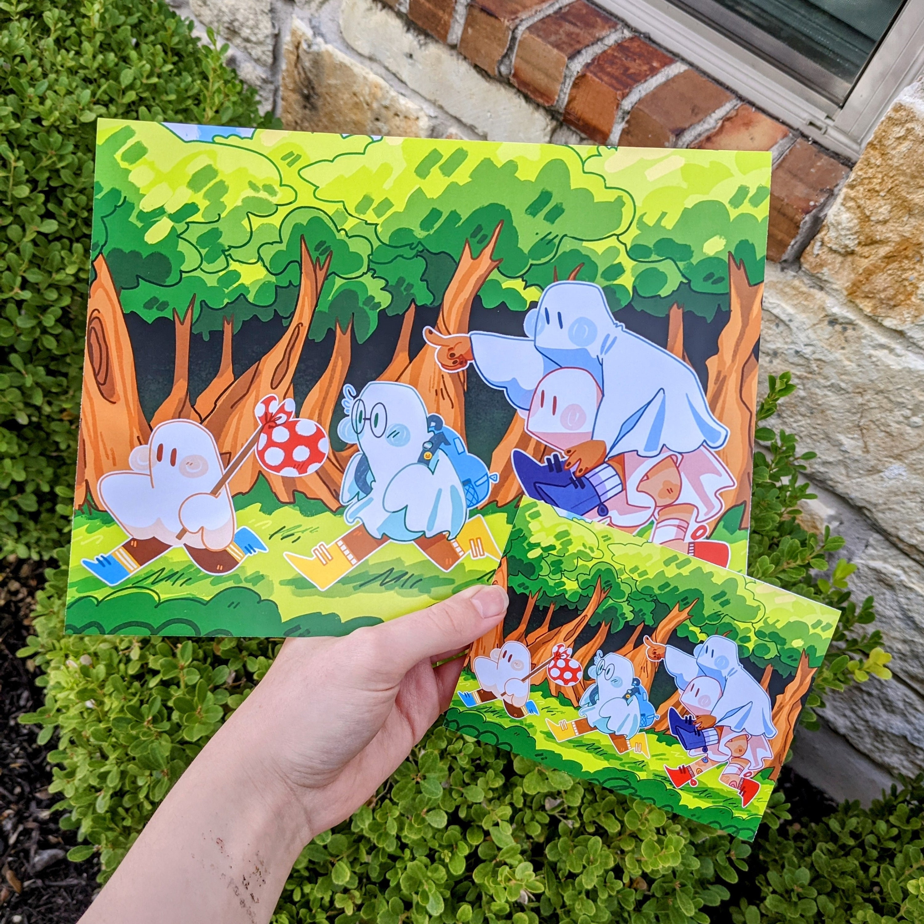 Runaway Ghosts 8.5x11 Glossy Print! - Etsy