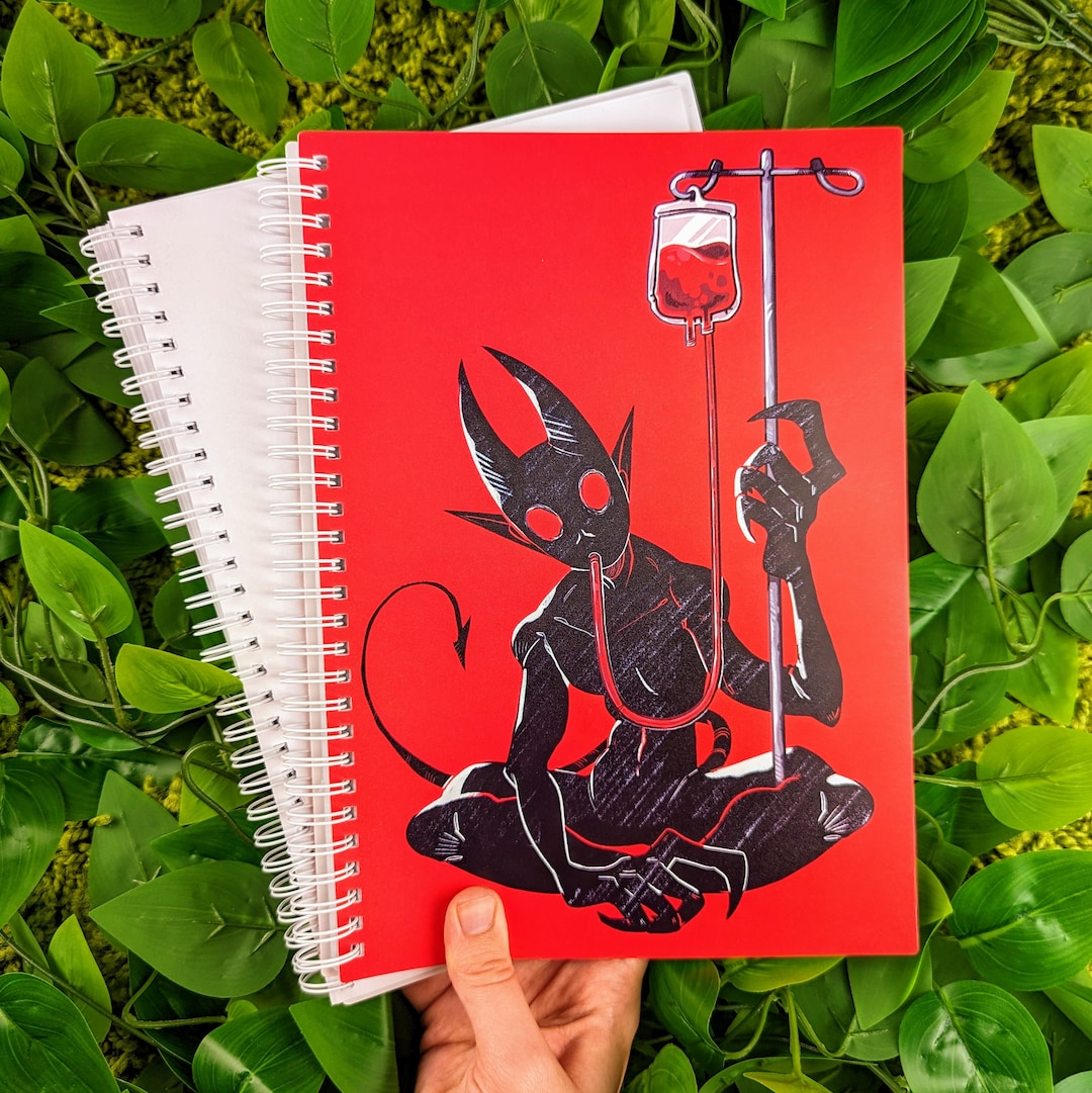 Blood Bag Demon Large Reusable Sticker Book - Etsy