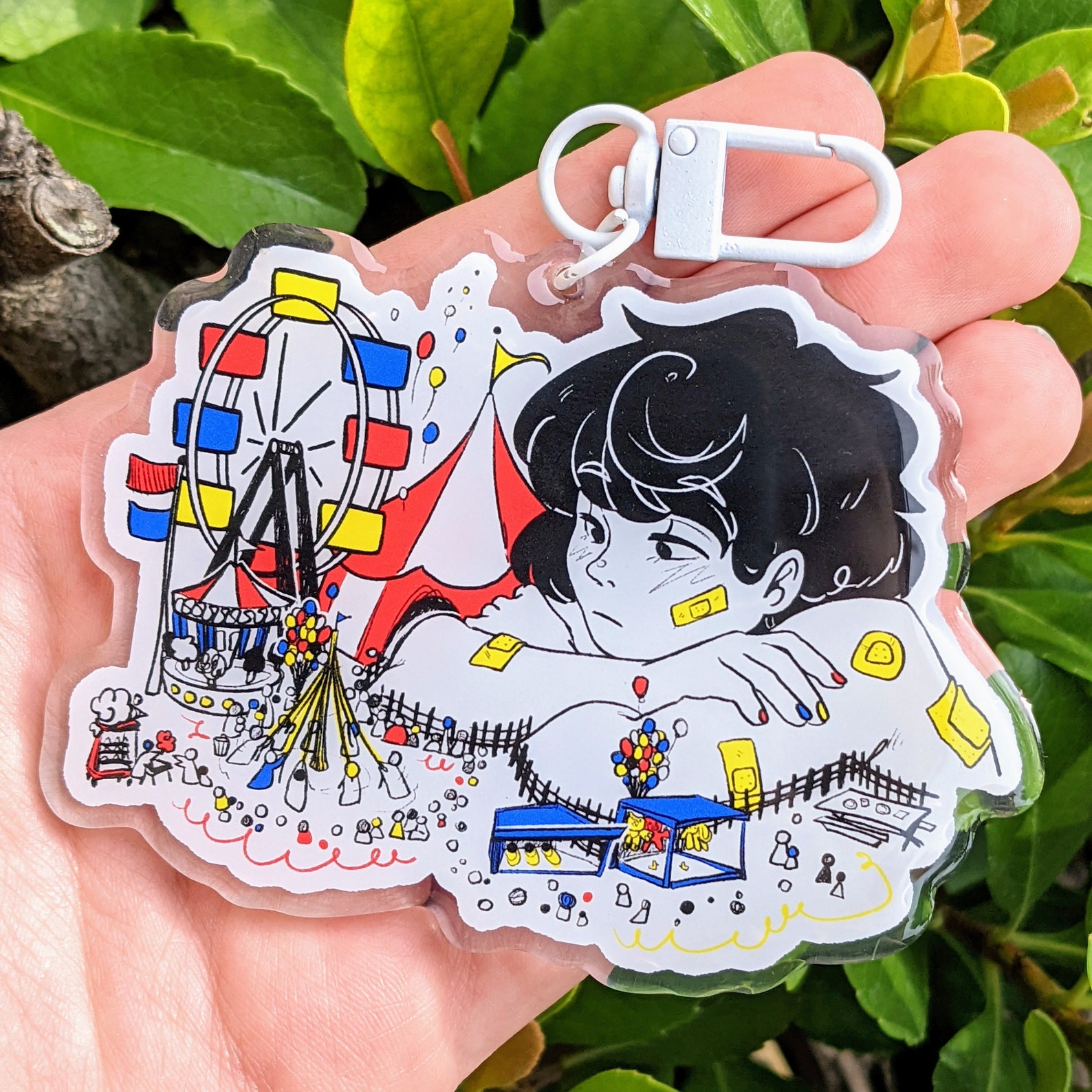 Circus Daydream Keychain // Acrylic 3.5in Keychain - Etsy