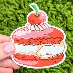 Snake Snacks Macarons Waterproof Sticker Set! - Etsy