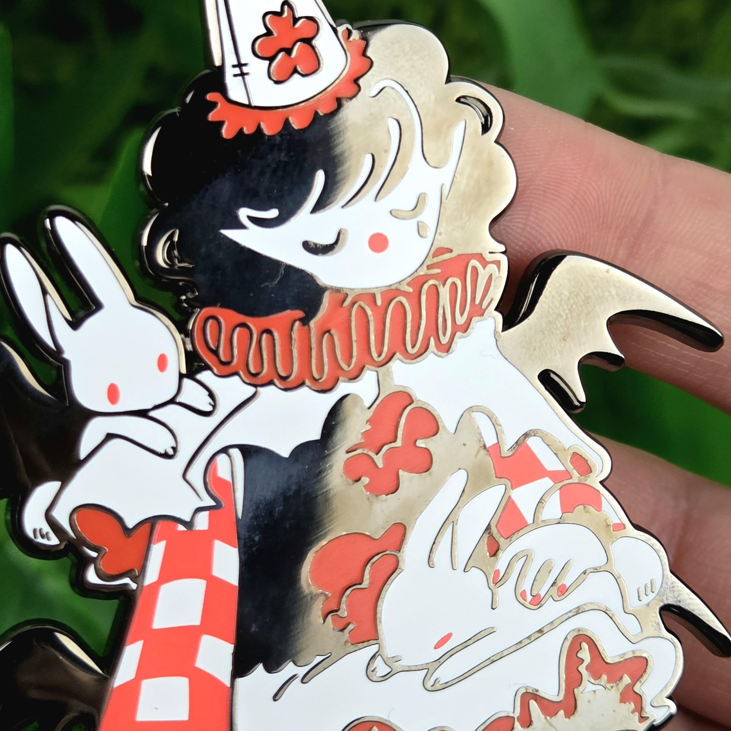 Large Vampire Clown Enamel Pin! - Etsy