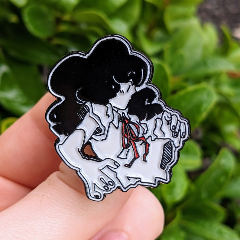 Split Girl Enamel Pin Set! 2.5in - Etsy