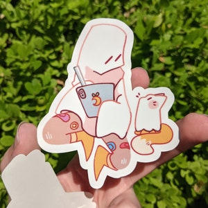 Cute Ghost Waterproof Sticker Set! V3 - Etsy