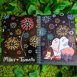 Firework Ghosts Duo Large Reusable Sticker Book! - Etsy