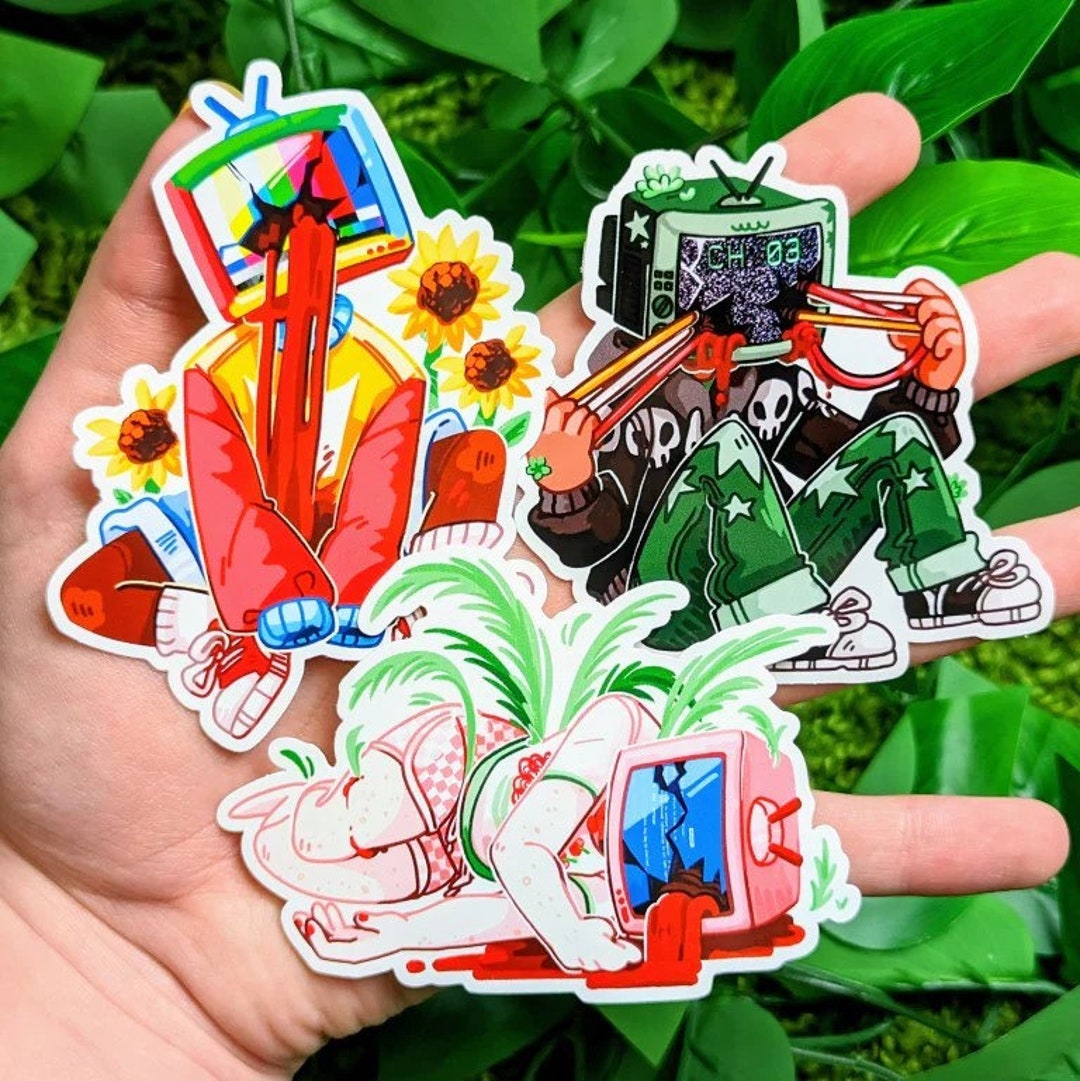 TV Head Vol. 2 Stickers - Etsy