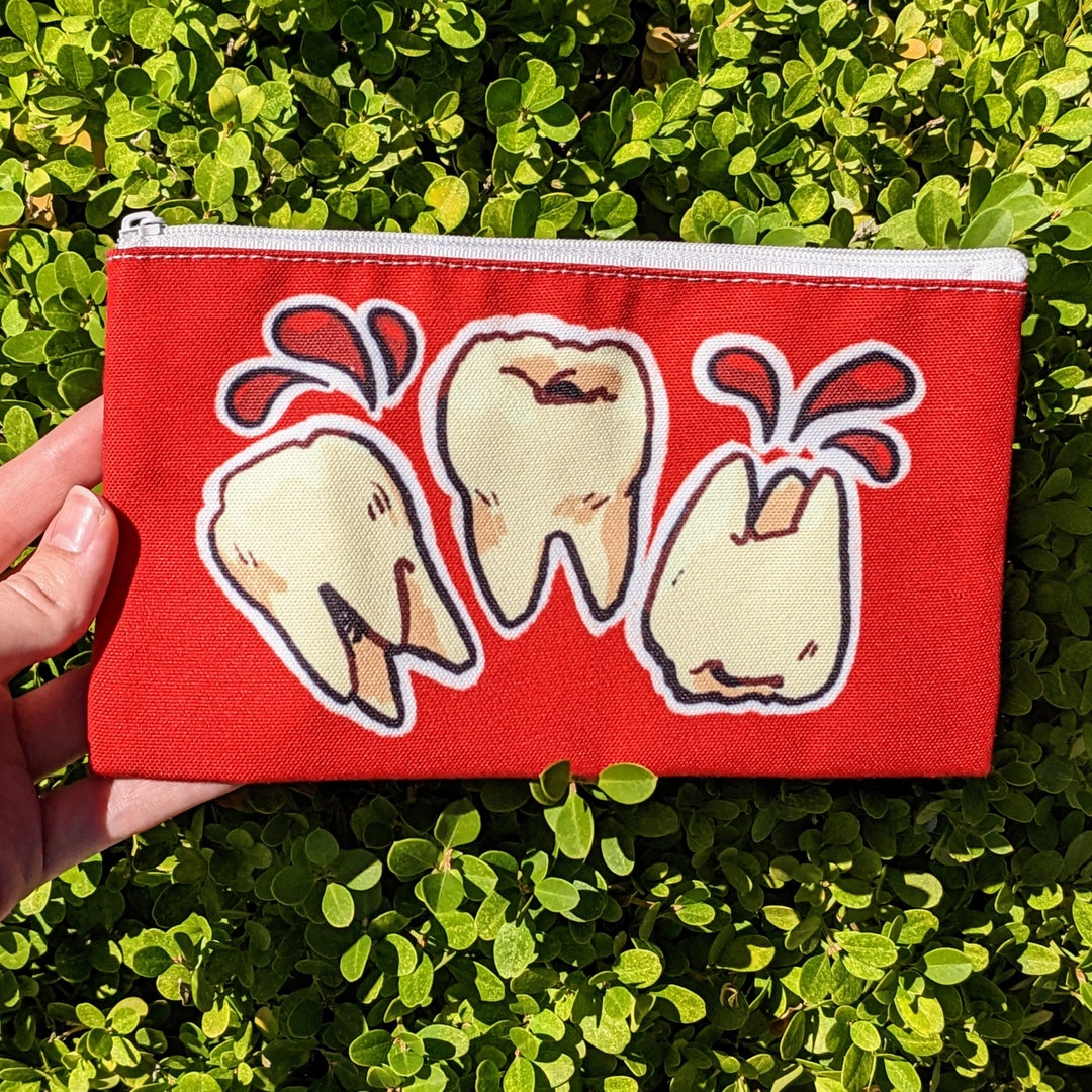 Bloody Teeth Pencil Pouch! - Etsy