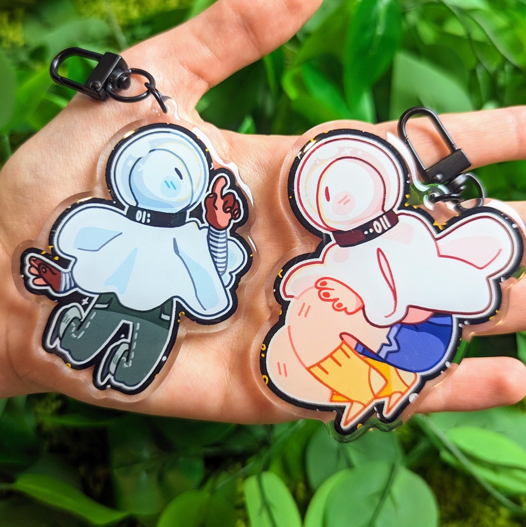 Space Ghost Duo Keychains! - Etsy