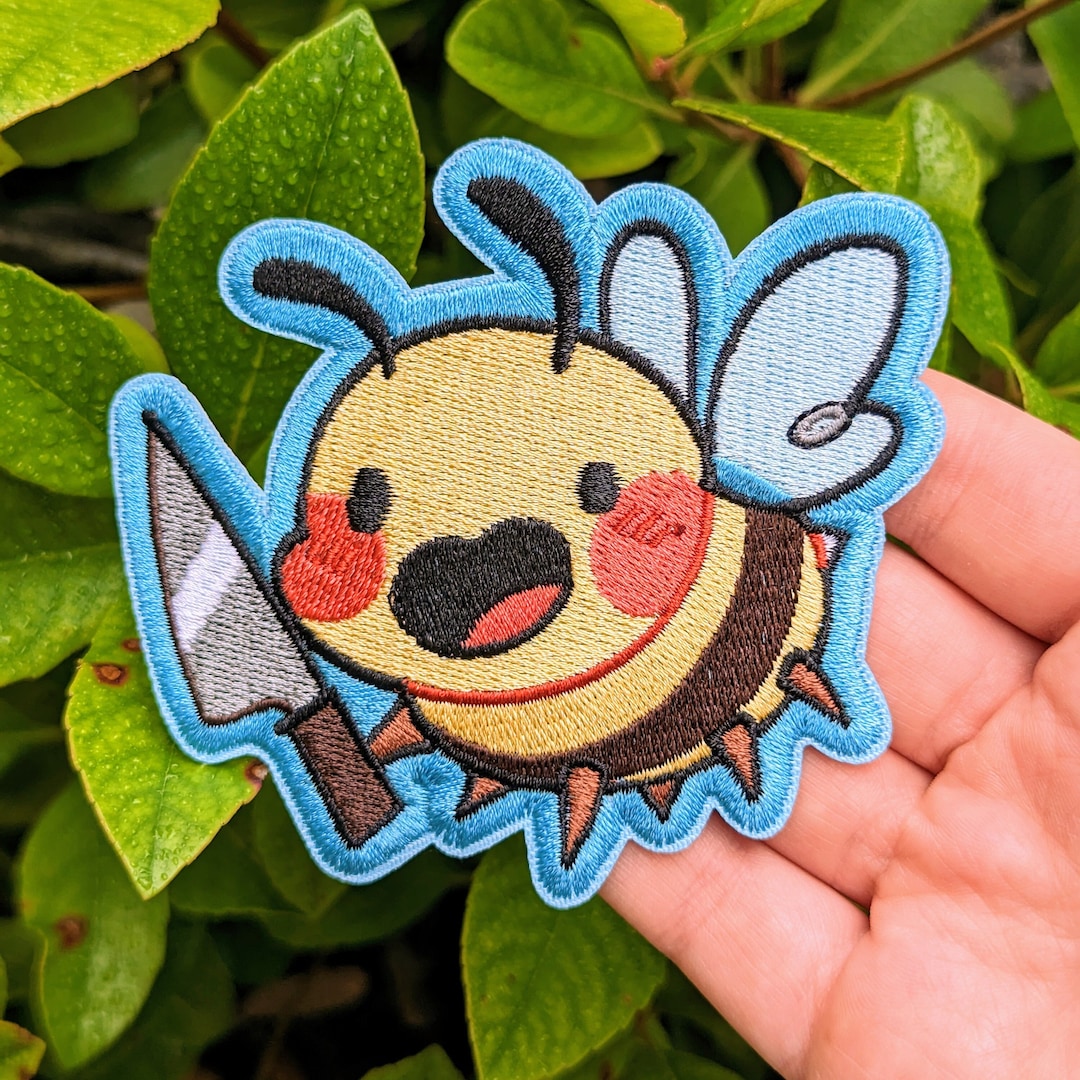 Chaotic Knife Bee Patch! - Etsy
