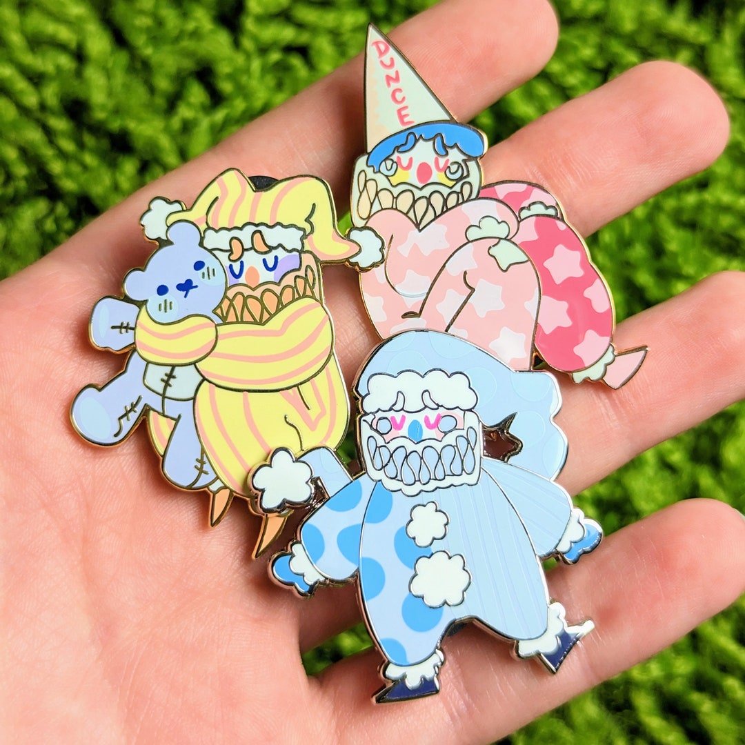 Sad Clowns Enamel Pins! 2 Inch - Etsy