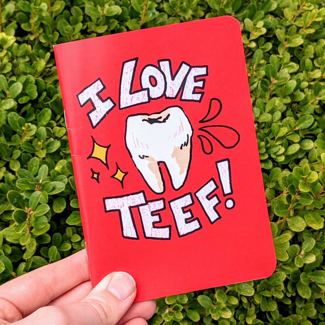 I LOVE TEEF! Pocket Book! - Etsy