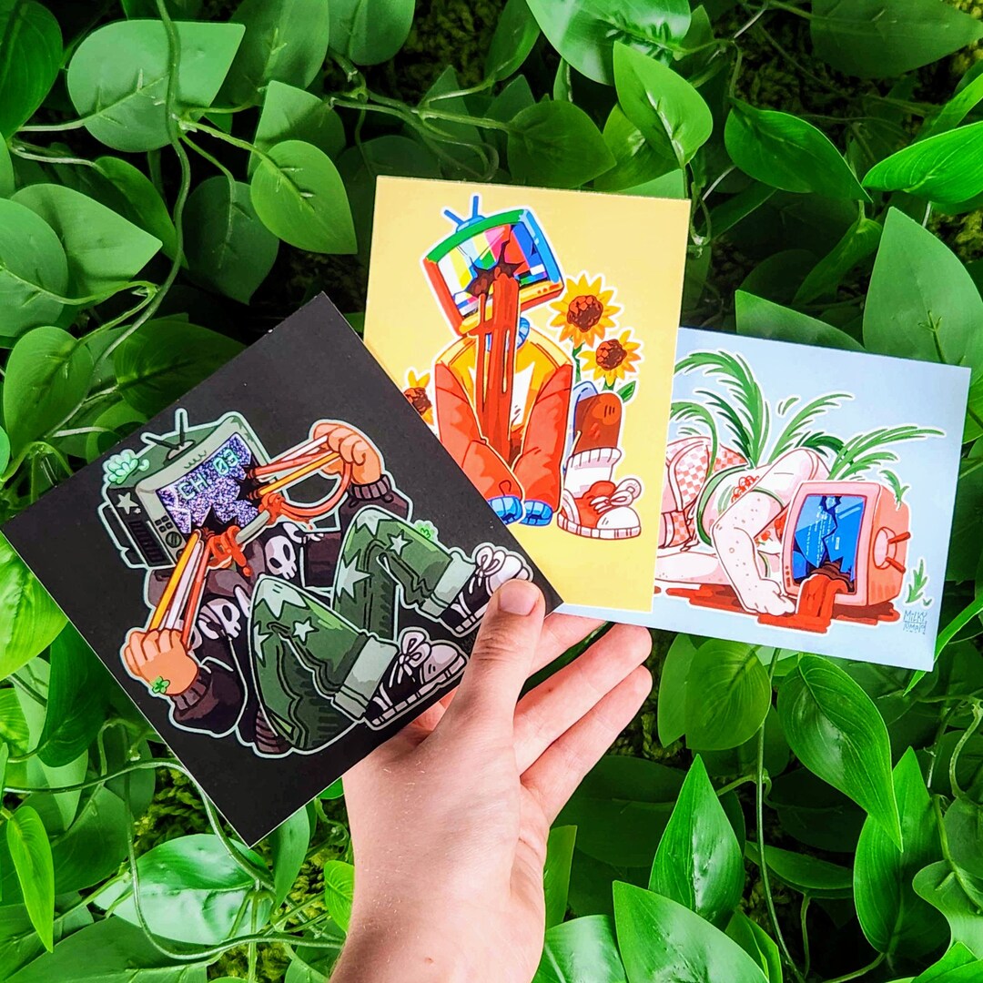 TV Head Vol. 2 Mini Prints - Etsy