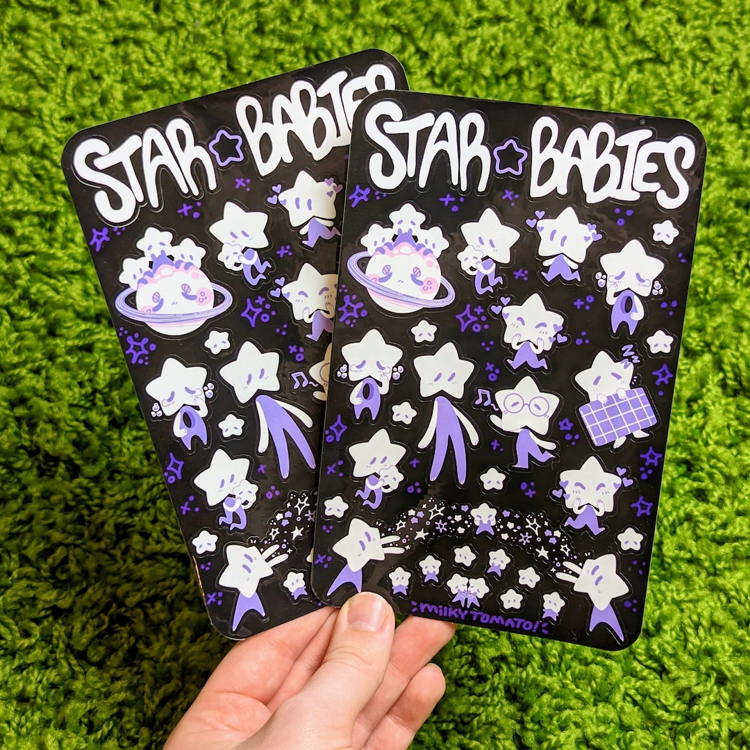 Star Babies Waterproof Sticker Sheet! - Etsy
