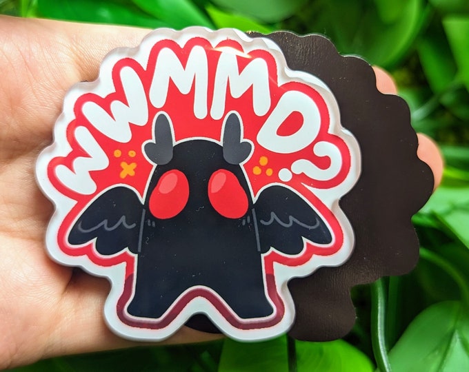 Mothman Magnets! || Cute Cryptid Mothman Magnet Set || Boba Mothman ...