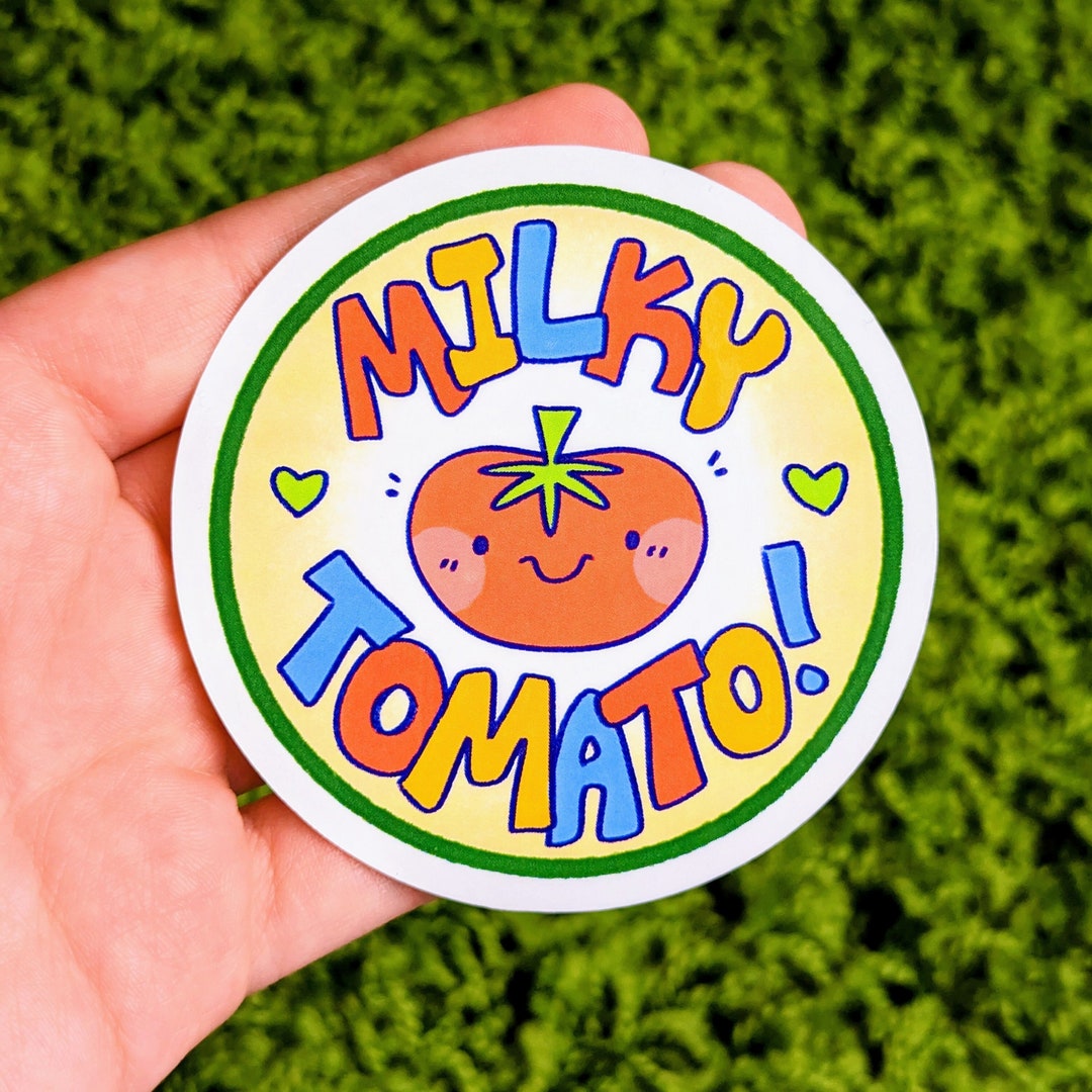 Jumbo Milky Tomato Logo Waterproof Sticker! - Etsy