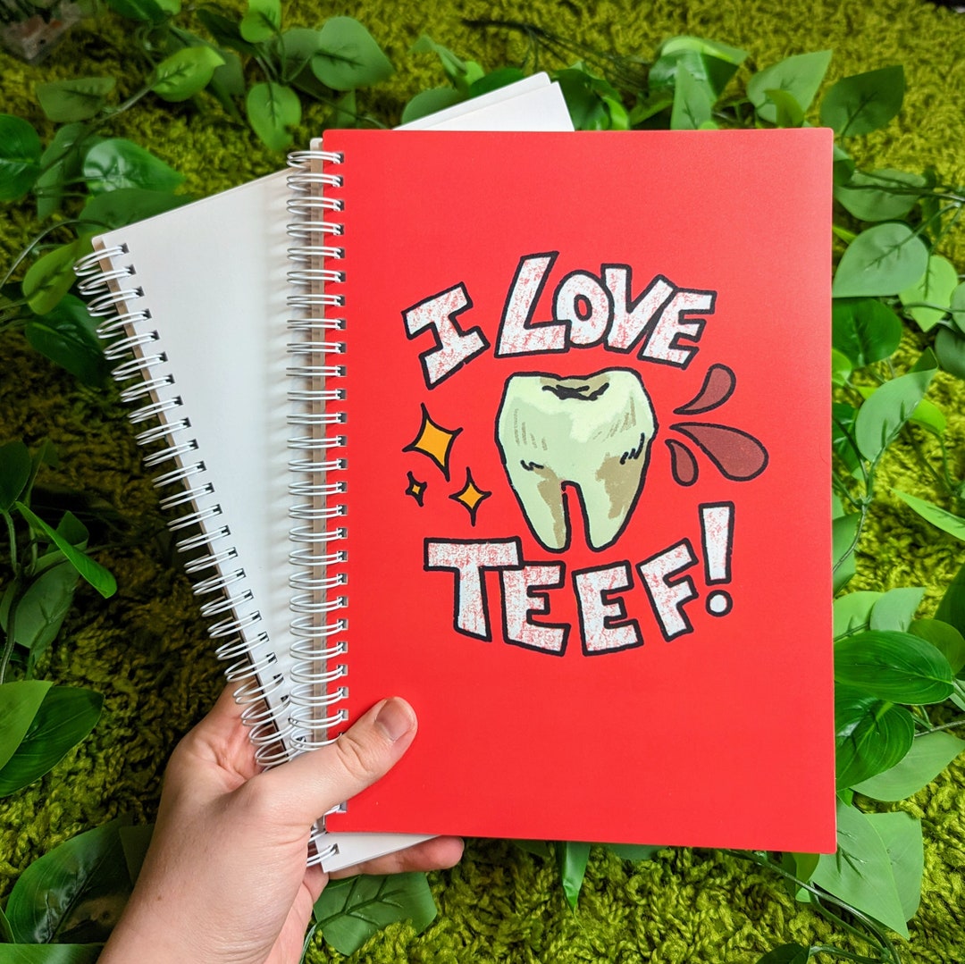 I Love Teef Large Reusable Sticker Book! - Etsy