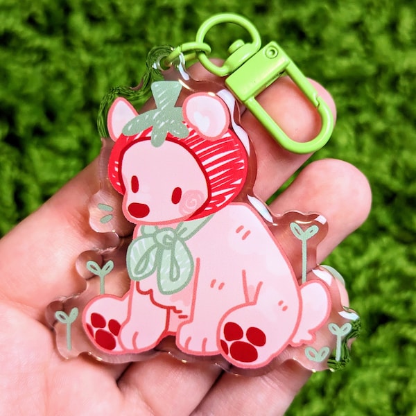 Bear Keychain - Etsy