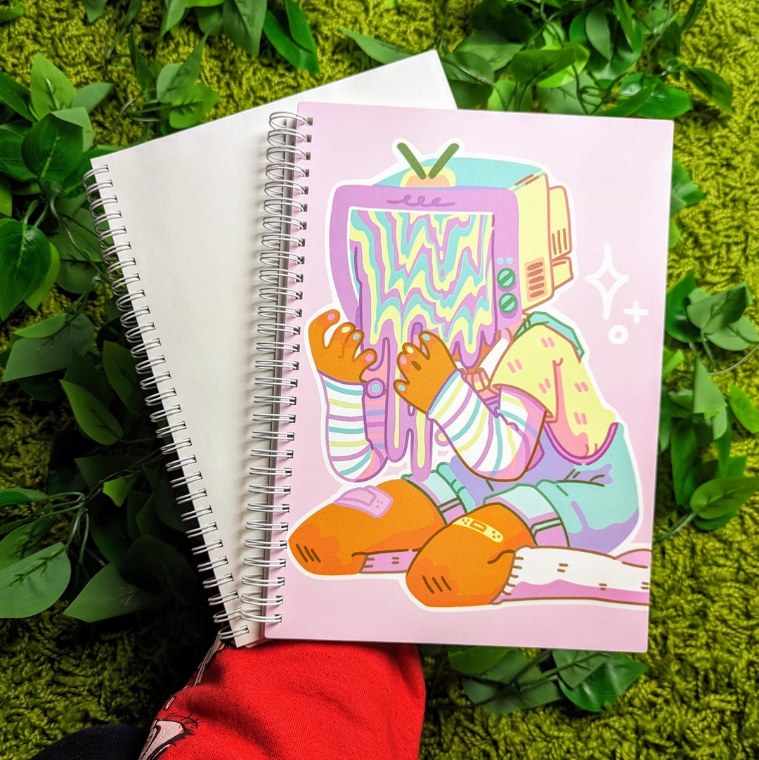 Drippy Pastel TV Head Large Reusable Sticker Book! - Etsy