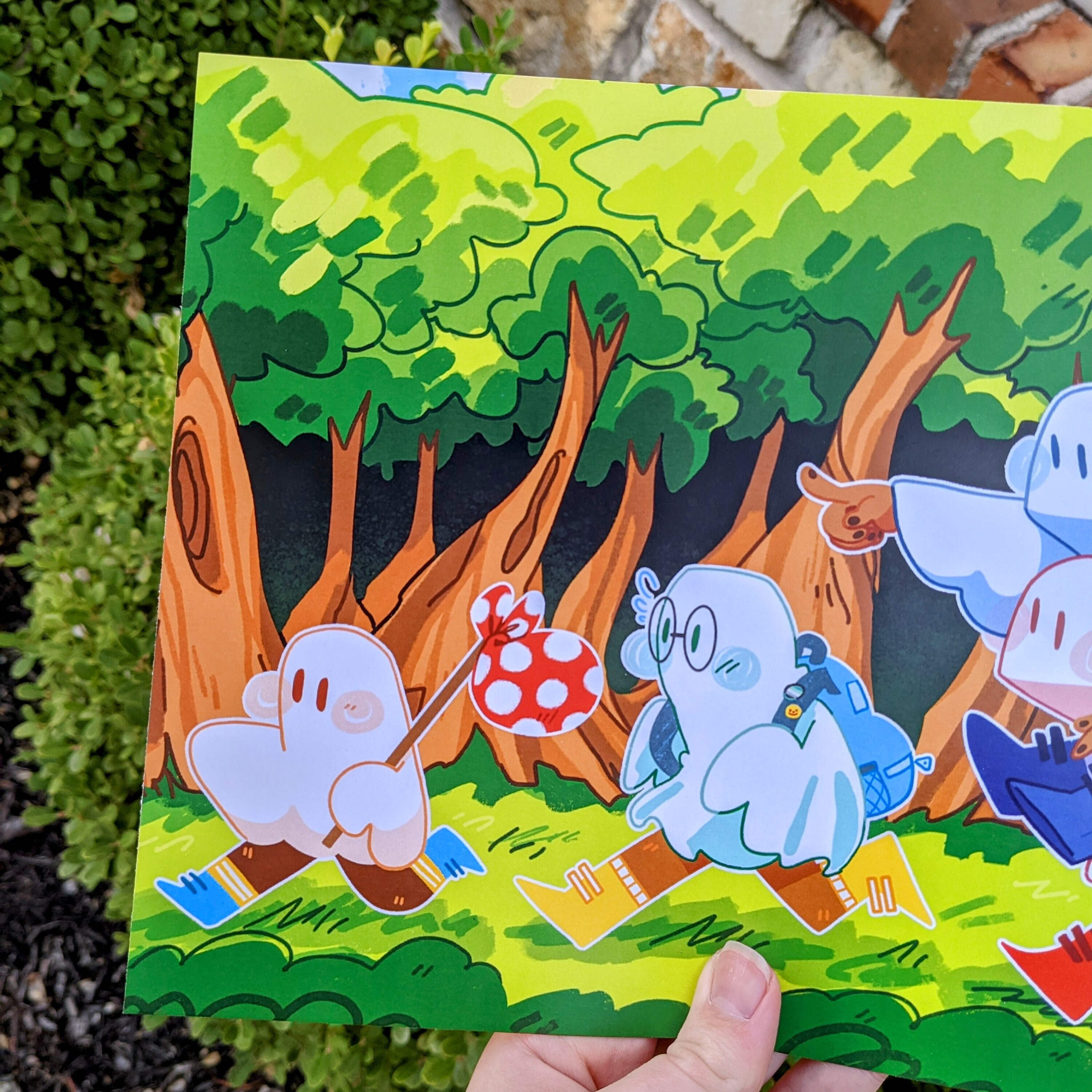 Runaway Ghosts 8.5x11 Glossy Print! - Etsy