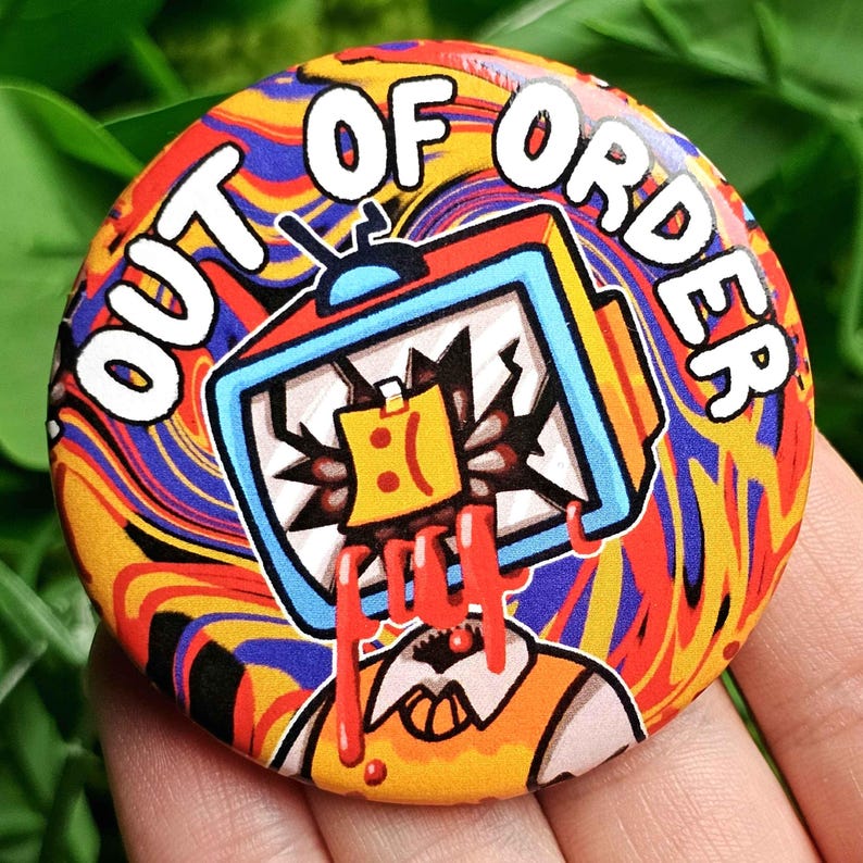 Out of Order Button! - Etsy