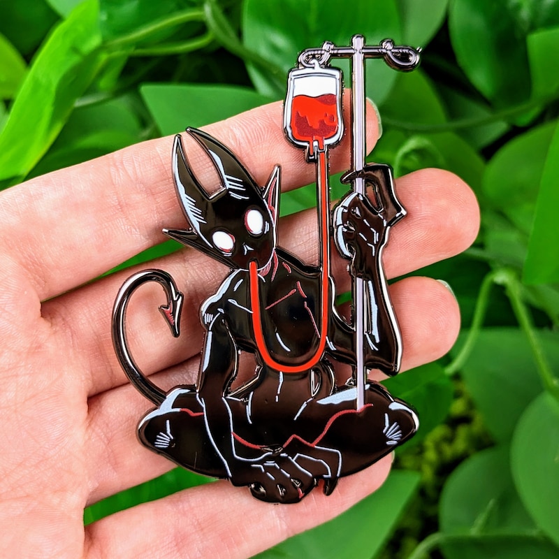 Devil Pin - Etsy