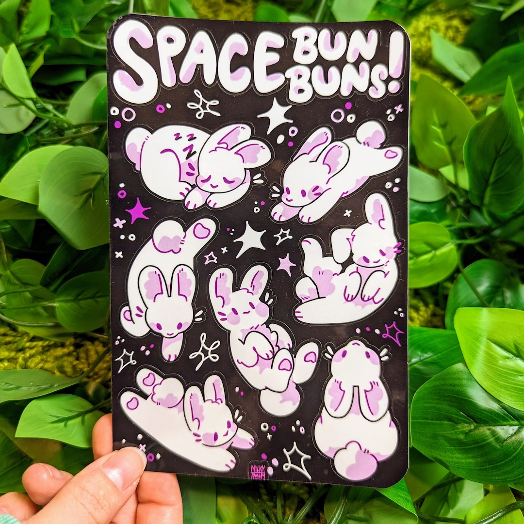 Space Bun Bun Sticker Sheet! - Etsy