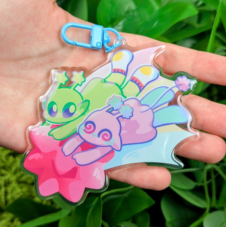 Cute Alien Keychains! - Etsy