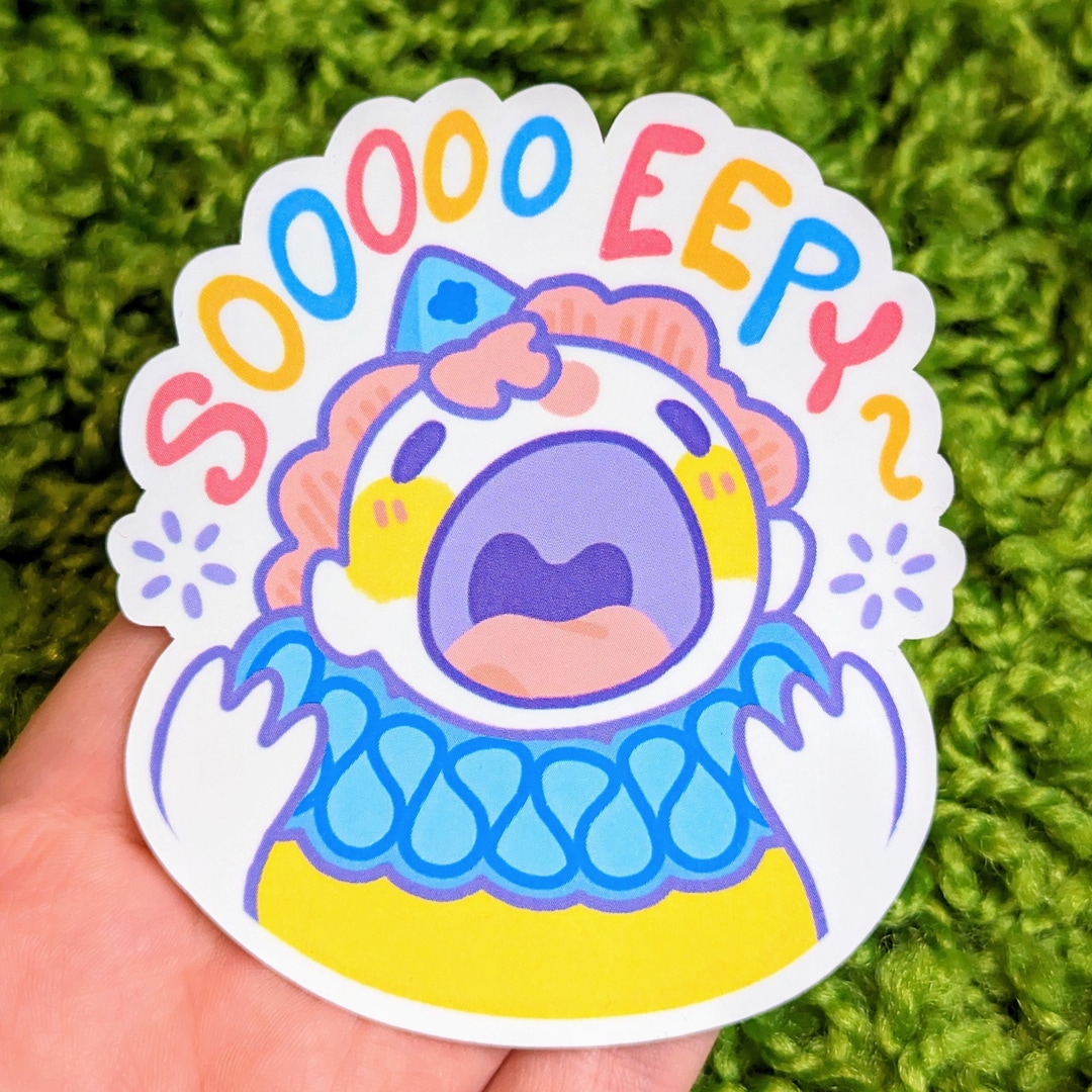 Eepy Clown Waterproof Sticker! - Etsy