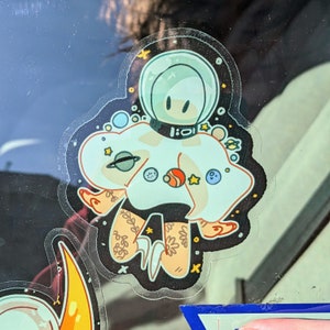 Space Ghosts Window Stickers! Waterproof - Etsy