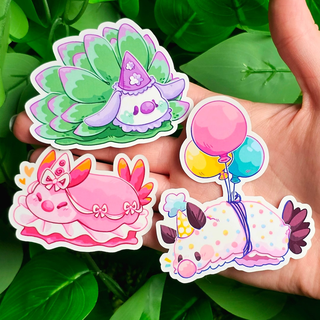 Clown Sea Slug Stickers - Etsy