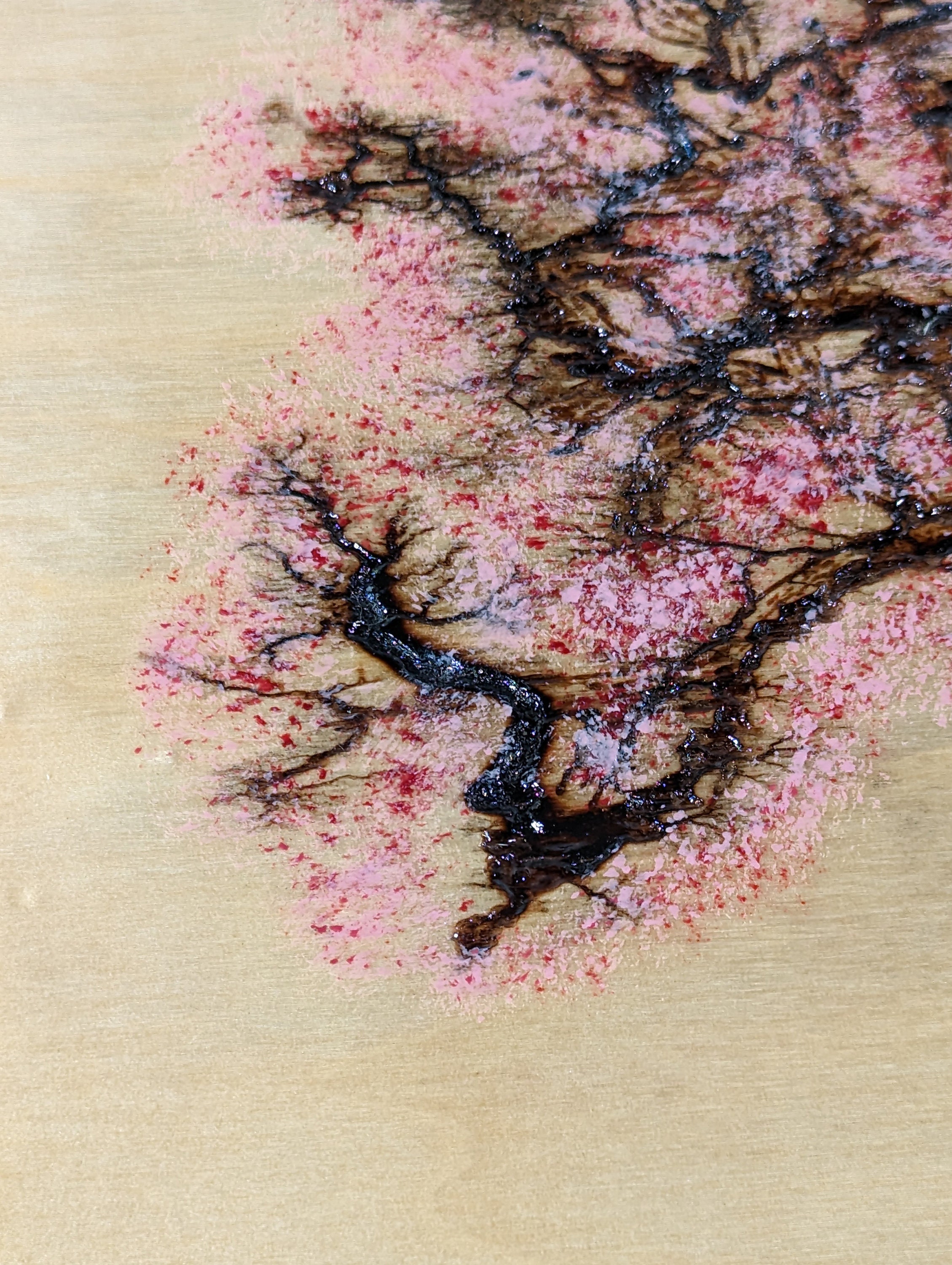 Electric Art Fractal Art ironwood Tree Lichtenberg Art - Etsy