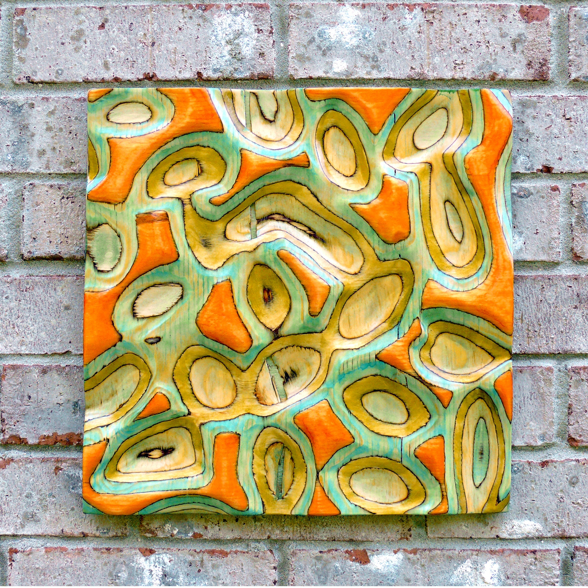 Plywood Carved Art Marigold Inspired - Etsy