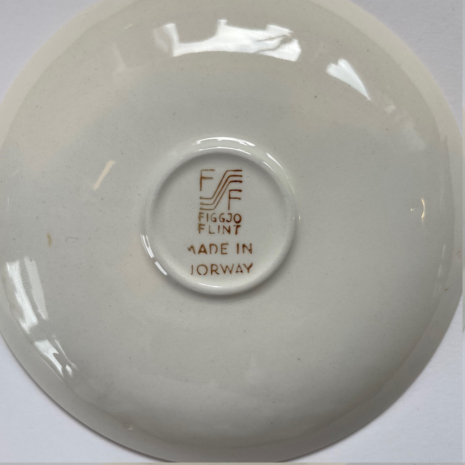 Rare and Beautiful Vintage Figgjo Flint Demitasse Cup and Saucer in ...