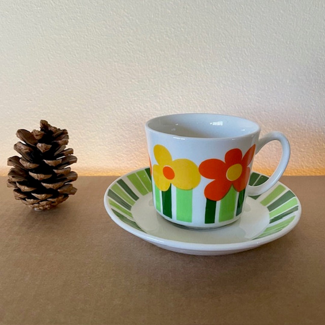 Figgjo Flint Annemarie Coffee Cup / Tea Cup With Saucer, Designed by ...