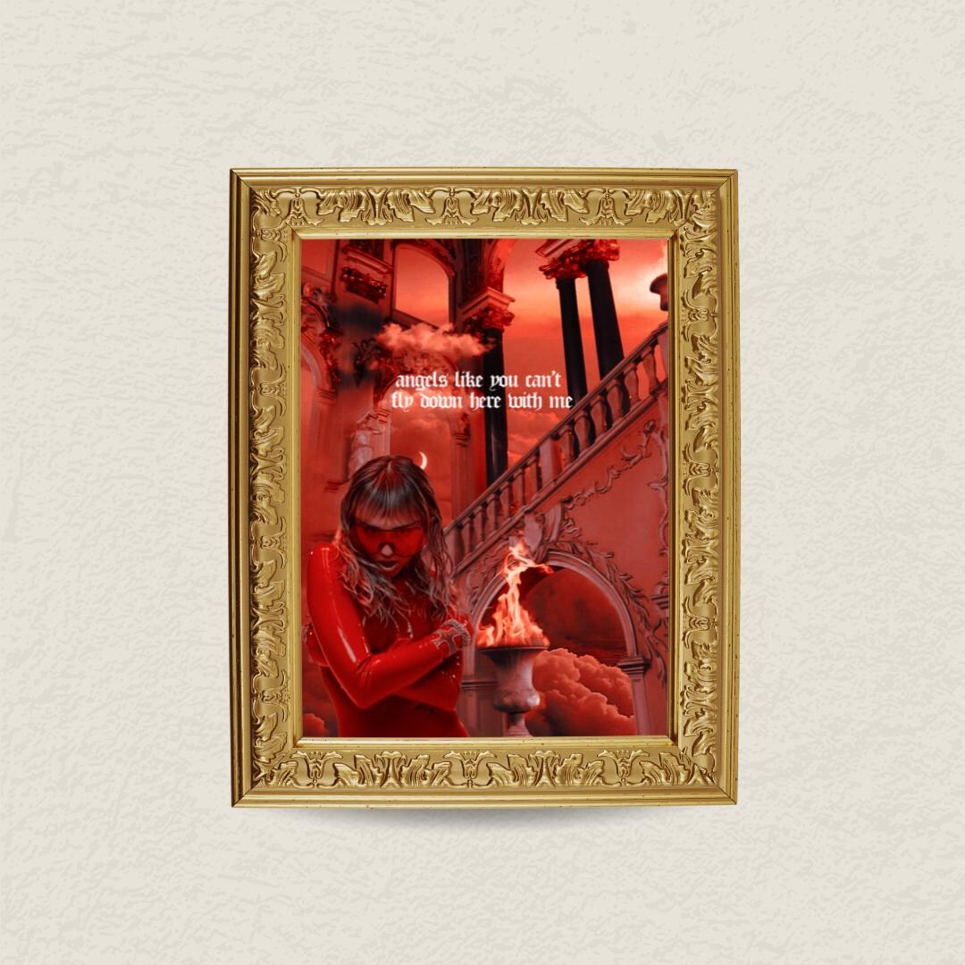 Miley Cyrus Digital Collage Print - Angels Like You - Etsy