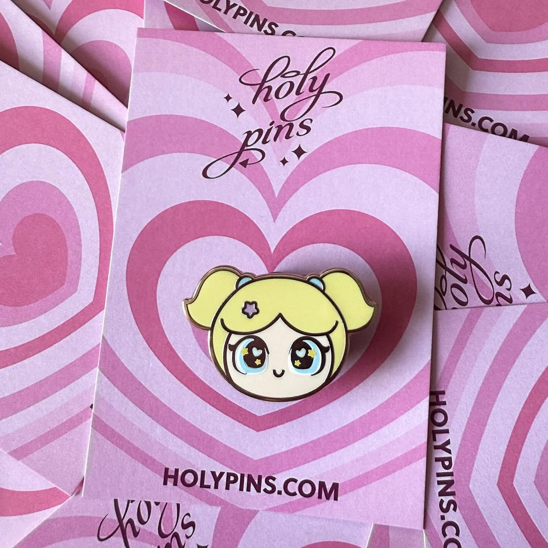 Bubbles | Powerpuff Girls | Hard Enamel Pins - Etsy