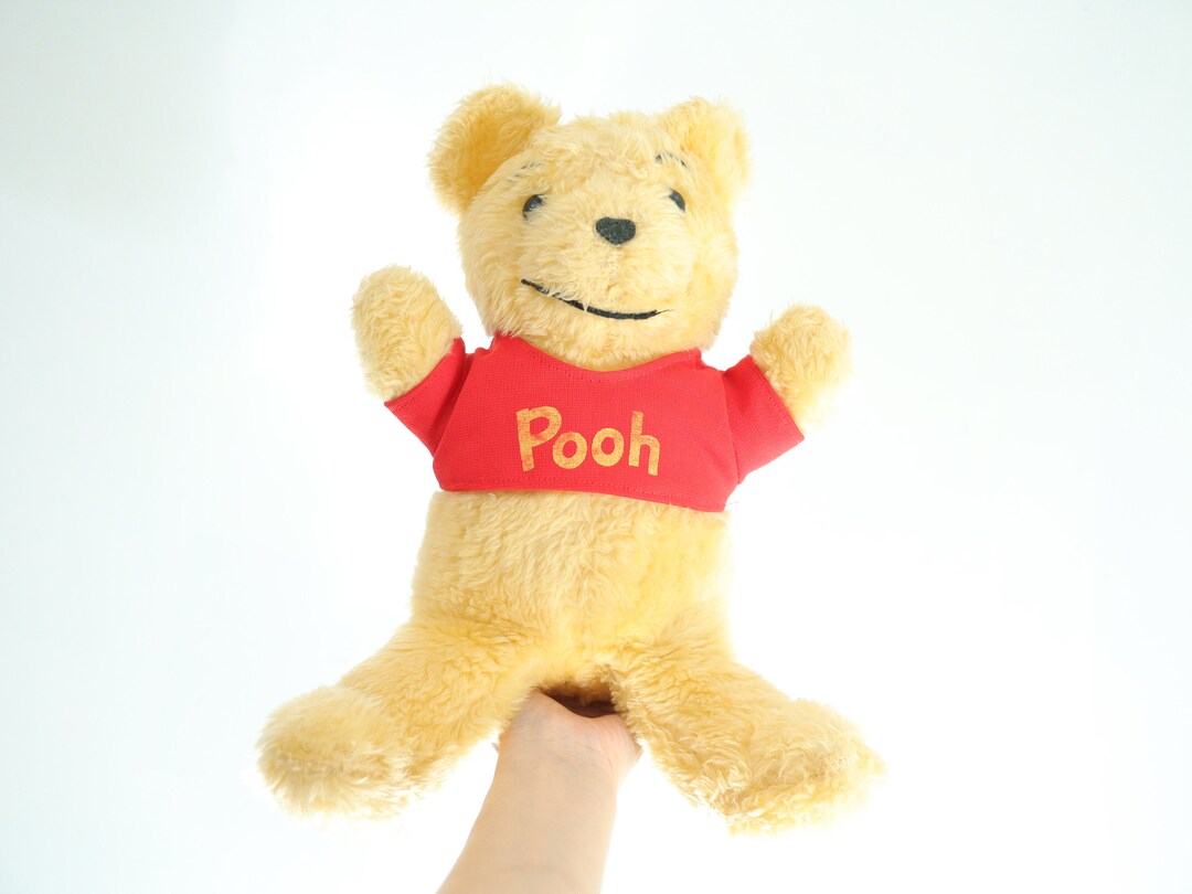 Vintage 70s Winnie the Pooh Teddy Bear Plush Walt Disney Made in Canada ...