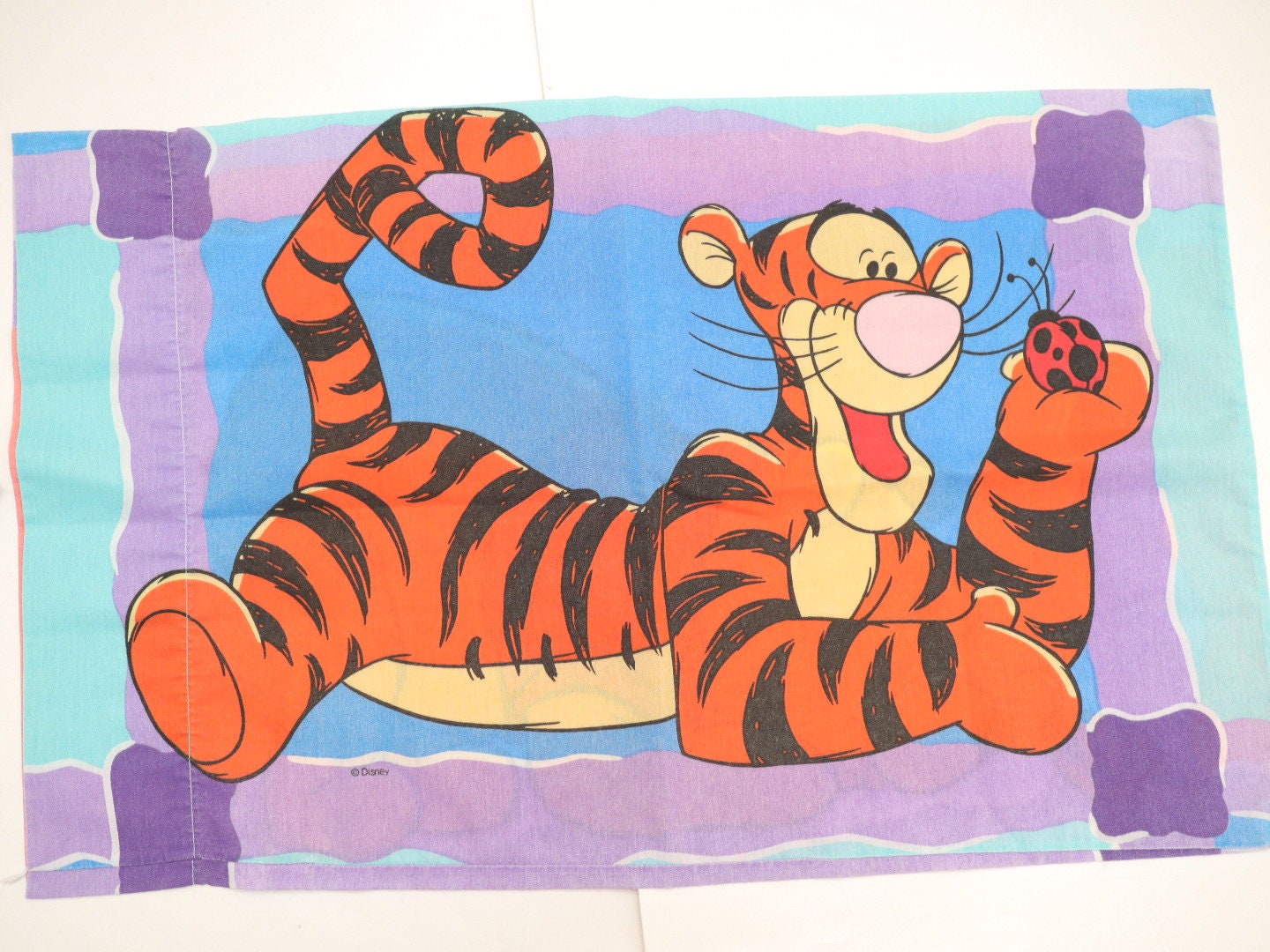 Vintage 90s Winnie the Pooh With Friends Tigger Twin Flat Sheet Fitted ...