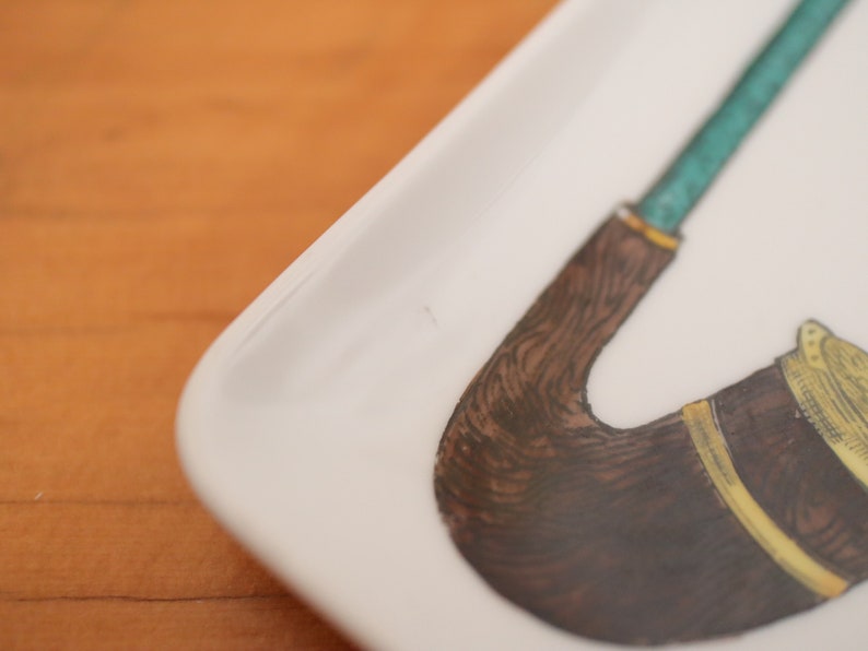Vintage 1950s Piero Fornasetti Pipes Tray Ceramic - Etsy