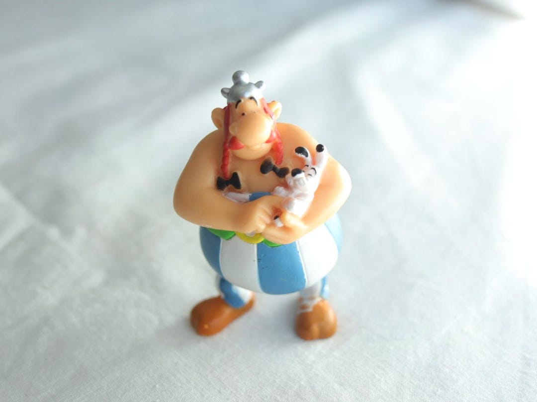Vintage 1997 Asterix & Obelix Co. Obelix With Dogmatix PVC Mini Figure ...