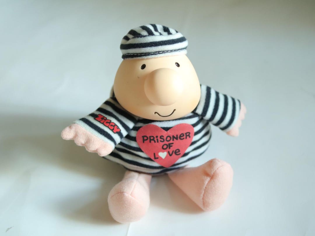 Vintage 90s Ziggy Plush Toy Valentines / Prisoner of Love / Tom Wilson ...