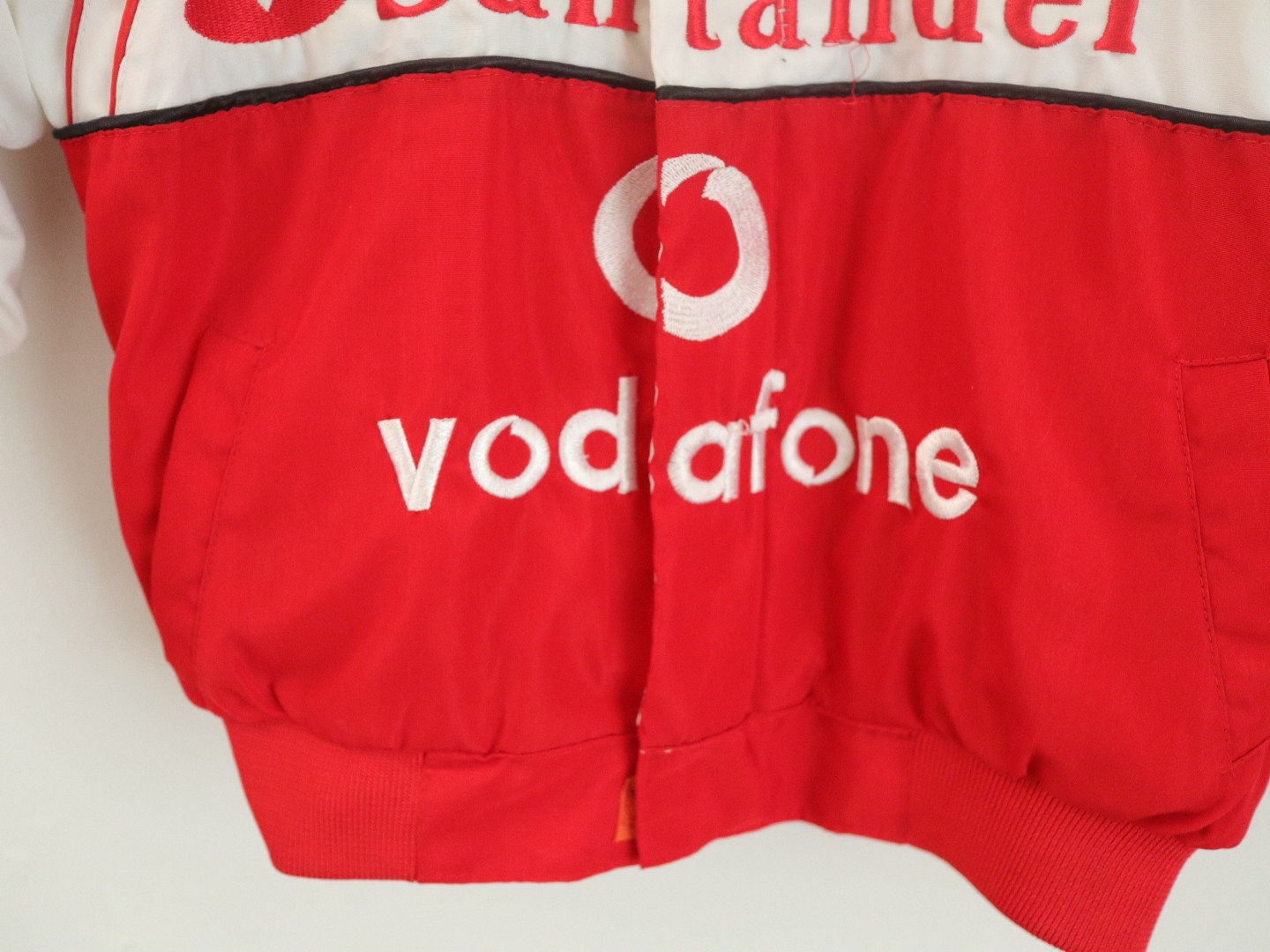 Vintage Mercedes-benz Mclaren F1 Hamilton Racing Kids White & Red ...