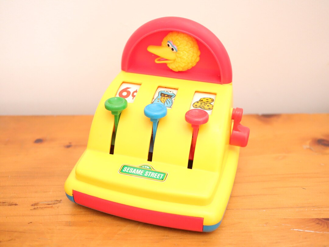 Vintage 70s Sesame Street Cash Register / ILLCO TOY / No Coins - Etsy ...