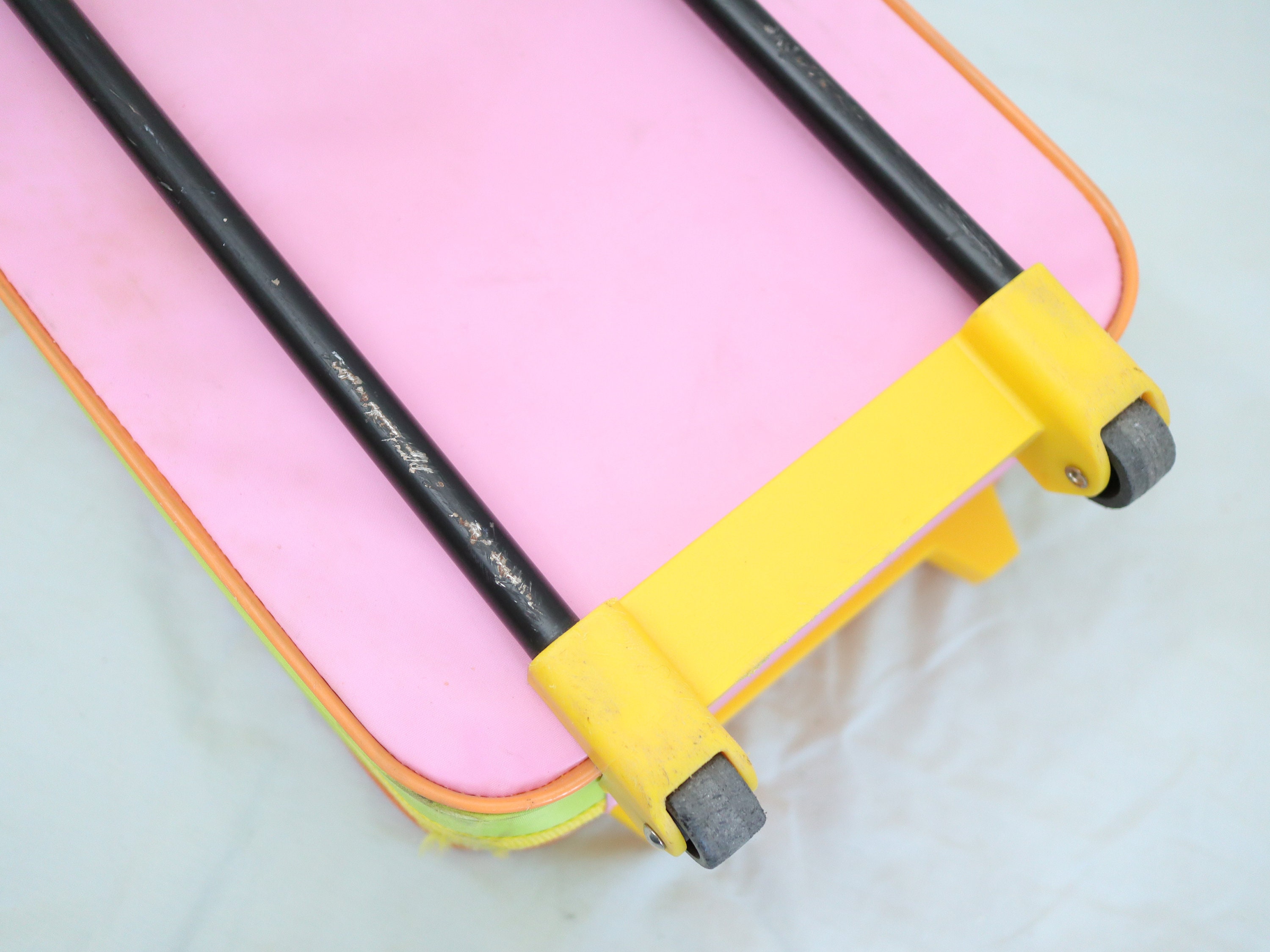 Vintage 90s Barbie Kids Pink Butterfly Rolling Suitcase / Travel Bag ...