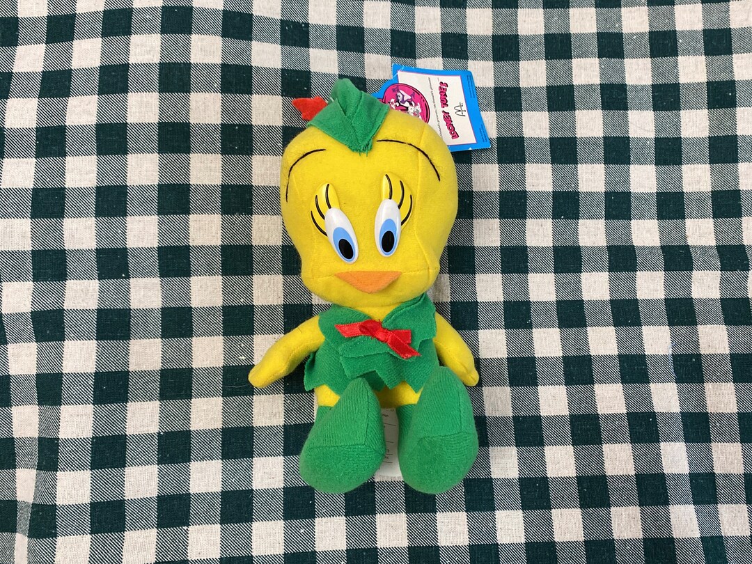 Vintage 90s Tweety Elf Robin Hood Mcdonald Plush Toy LOONET TUNES 1992 ...