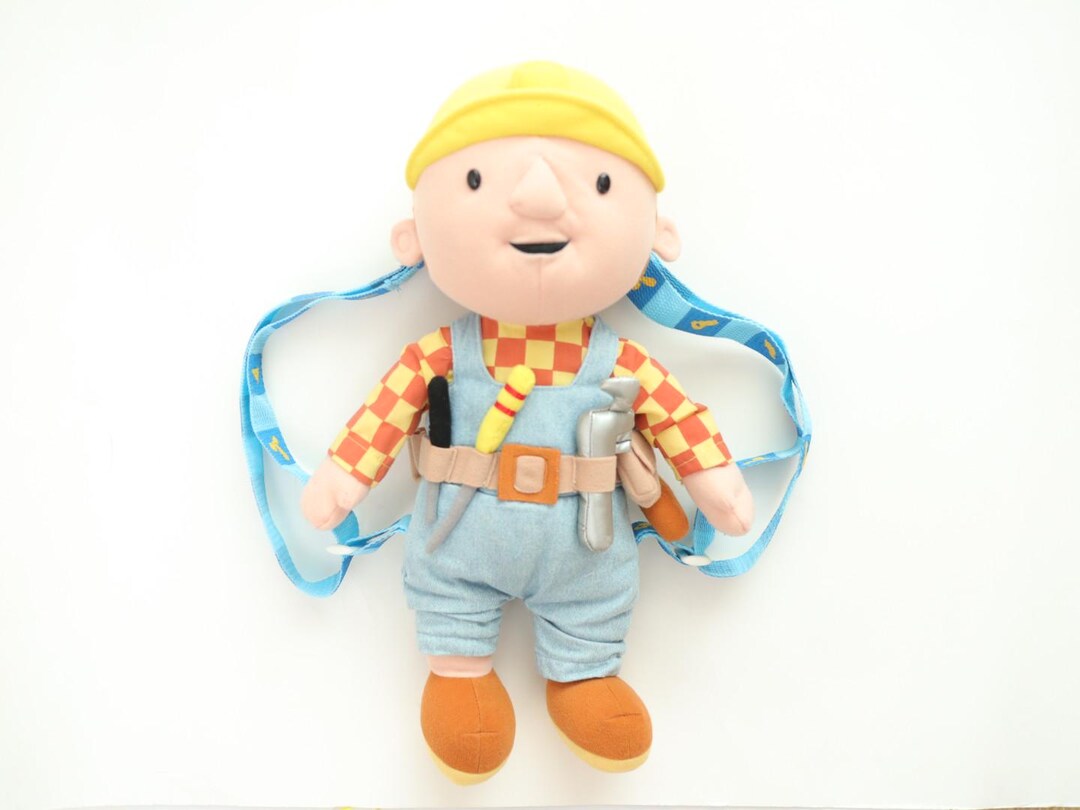 Vintage Bob the Builder Plush Backpack 16 Inch / 90s Y2k Kids Retro - Etsy