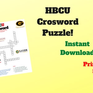Printable HBCU Activity Pack - Etsy
